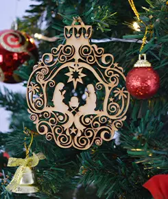 Decoración navideña en MDF | Detalles personalizados